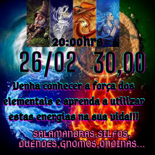 Curso introdução aos elementais - online - Sympla