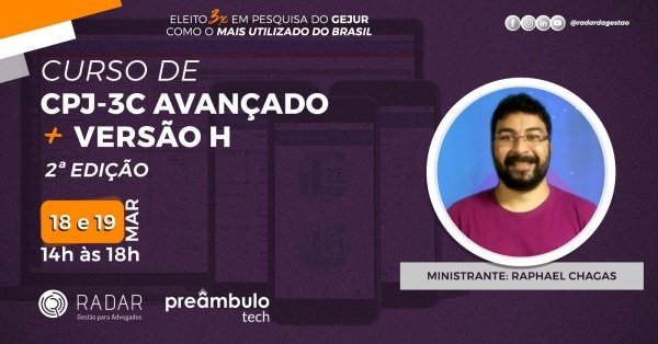 Curso de CPJ-3C - Avançado + Versão H - 2ª Edição - online - Sympla