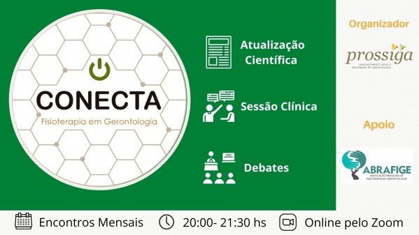 Conecta Fisioterapia em Gerontologia (Encontro 3) - online - Sympla
