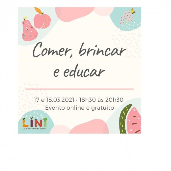 Comer, brincar e educar - online - Sympla