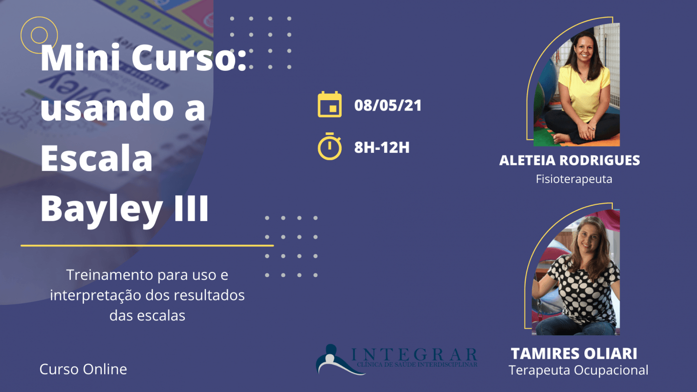 Mini Curso: Usando a Escala Bayley III - online - Sympla