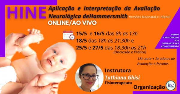 HINE - Aplicação e Interpretação da Avaliação Neurológica de ...