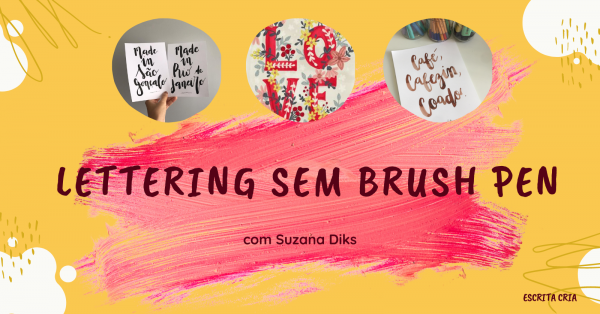 Lettering Sem Brush Pen - online - Sympla