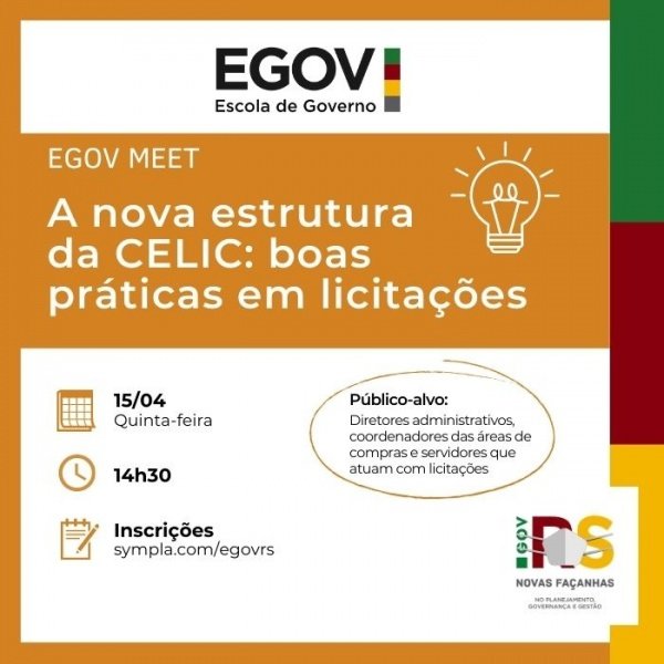 A nova estrutura da Celic: boas práticas em licitações - online - Sympla