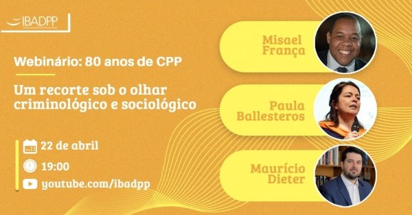 Webinário: 80 anos de CPP - online - Sympla