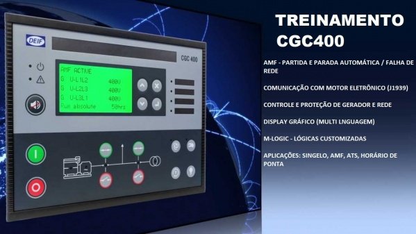 TREINAMENTO DEIF - CONTROLADOR CGC400 - TRANSFERÊNCIA ABERTA - online ...
