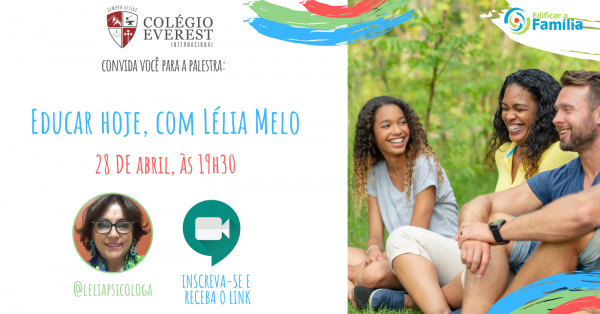 Palestra "Educar hoje", com Lelia Melo. Psicóloga - online - Sympla