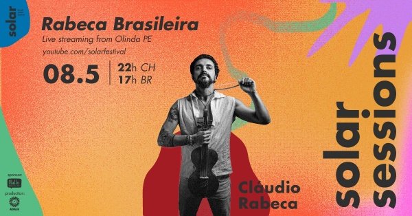 Claudio Rabeca - Rabeca Brasileira - online - Sympla