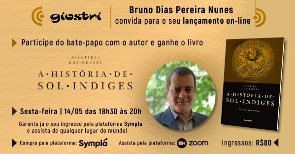 A Sátira dos Deuses: A História de Sol Indiges | Lançamento com o autor ...