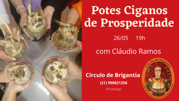 Potes Ciganos de Prosperidade - online - Sympla