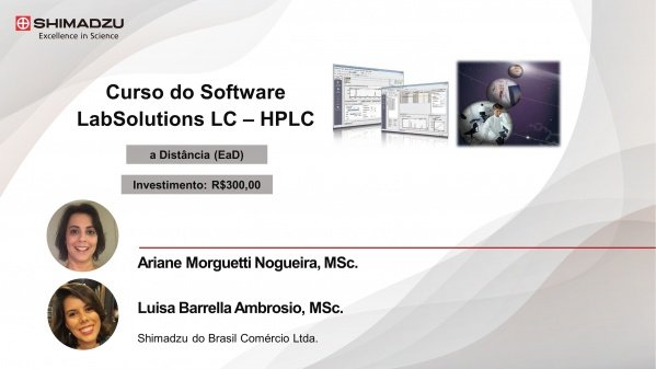Curso do Software LabSolutions LC - HPLC a Distância (EaD) - online ...