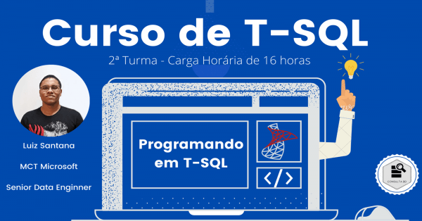 Curso: Programando em T-SQL - 2ª Turma - online - Sympla