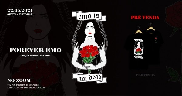 Forever Emo - Emo Is Not Dead @Zoom - online - Sympla
