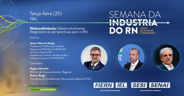 Desenvolvimento Regional e as perspectivas para o RN - online - Sympla