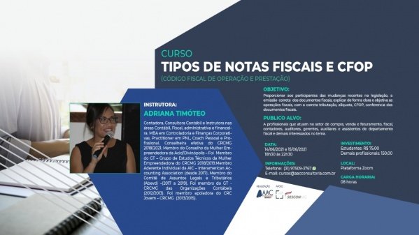 CURSO: TIPOS DE NF´S E CFOP (CODIGO FISCAL DE OPERAÇÃO E PRESTAÇÃO) ON ...