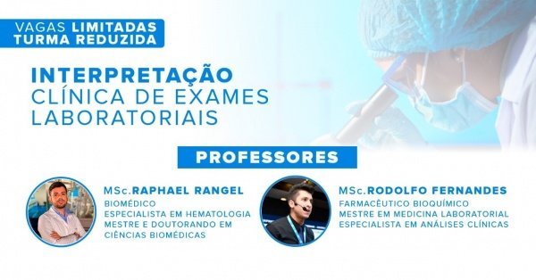 CURSO DE INTERPRETAÇÃO CLÍNICA DE EXAMES LABORATORIAIS - online - Sympla