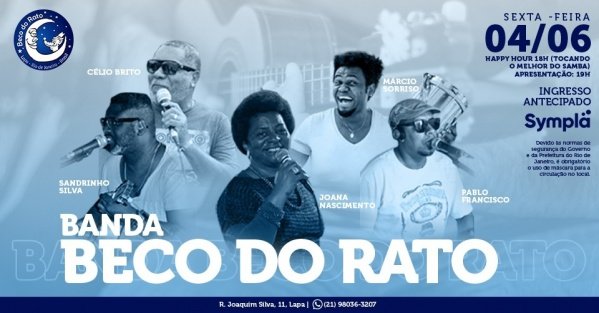 Banda Beco do Rato em Rio de Janeiro - Sympla