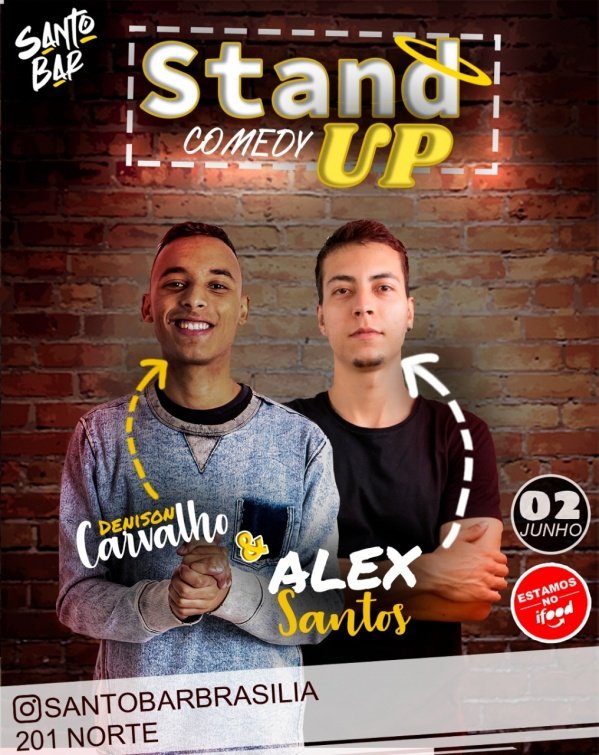 Santo stand up comedy em Brasília - Sympla