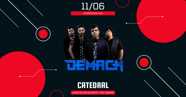 Demach AO VIVO na Catedral em Rio de Janeiro - Sympla