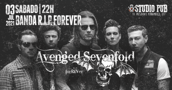 Avenged Sevenfold Cover c/ a Banda RIP Forever no Studio Pub em Belém ...