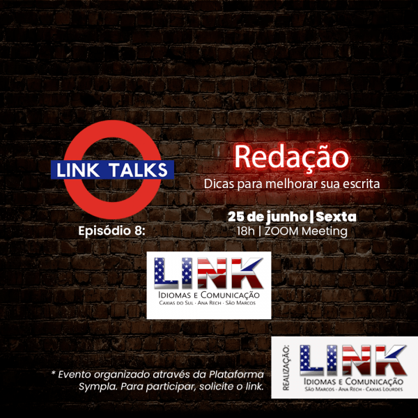 Link Talks: Redação - dicas para melhorar sua escrita - online - Sympla