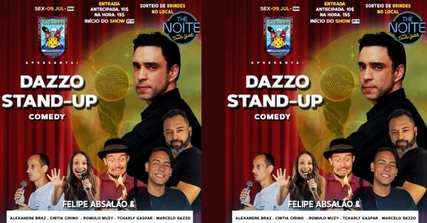 Dazzo Stand uP Comedy em São João de Meriti - Sympla