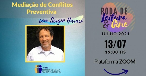Roda de Leitura e Cine GPC: Mediação de Conflitos Preventiva com Sergio ...