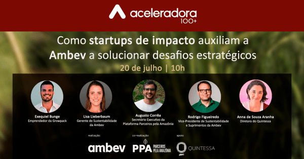 Como startups de impacto auxiliam a Ambev a solucionar desafios estratégicos - online - Sympla