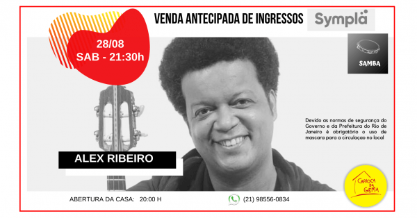 Alex Ribeiro em Rio de Janeiro - Sympla
