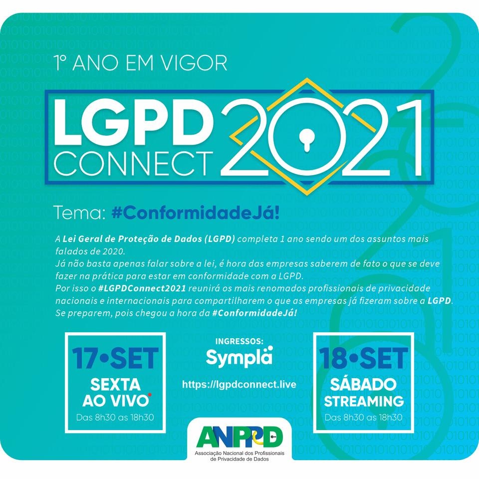 LGPD Connect! 2021 #LIVE - online - Sympla