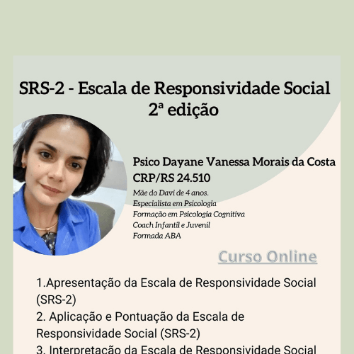 Teste Psicológico Escala De Responsividade Social (SRS-2), 59% OFF