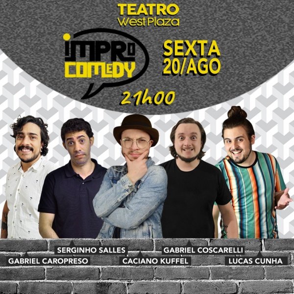 IMPRO COMEDY - JOGOS DE IMPROVISO em São Paulo - 2024 - Sympla