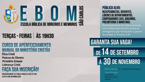 EBOM - ADB - São Carlos em São Carlos - 2023 - Sympla