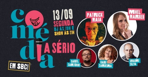 Stand Up *Patrick Maia e Mhel Marrer* em São Bernardo do Campo em São ...
