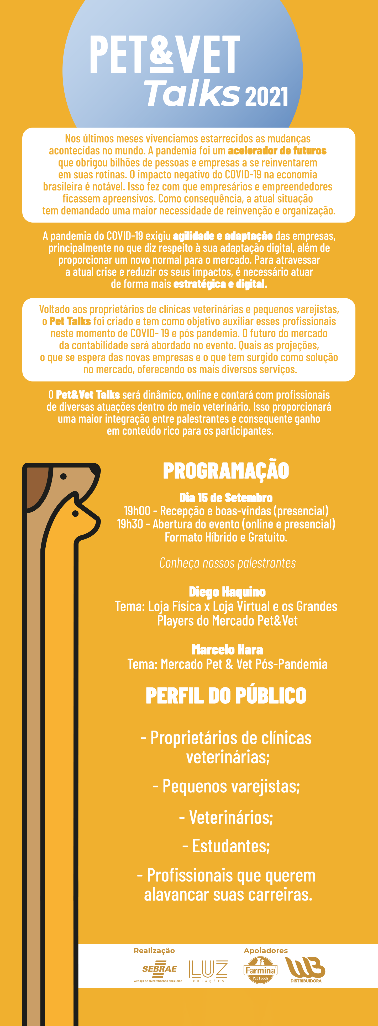 Pet & Vet Talks 2021 - online - Sympla