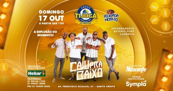 Feijoada Nota 10 - Pagode do Mestre edição outubro em Rio de Janeiro ...