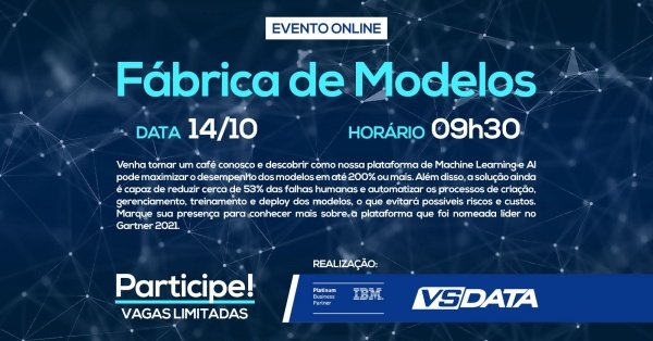 Fábrica de Modelos VS Data e IBM - online - Sympla
