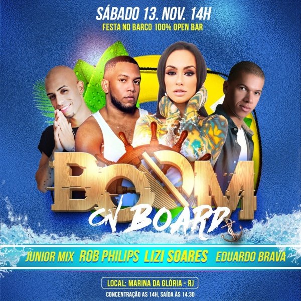 BOOM On Board em Rio de Janeiro - Sympla