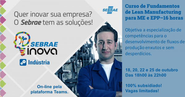 Curso de Fundamentos de Lean Manufacturing para ME e EPP - 16h - on ...