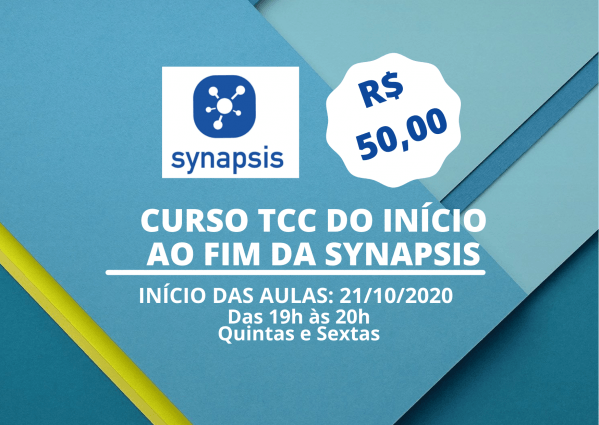 CURSO TCC DO INÍCIO AO FIM DA SYNAPSIS - online - Sympla