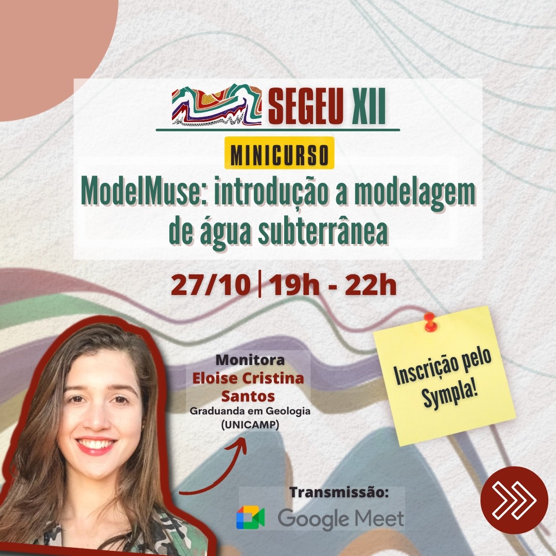 SEGEU XII - ModelMuse: Introdução a modelagem de água subterrânea ...