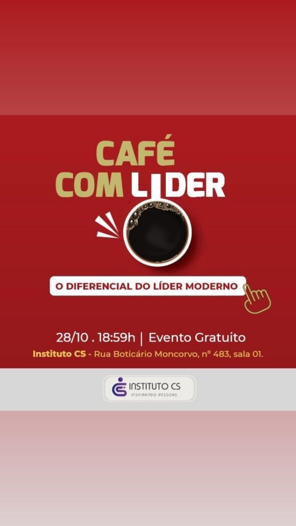 CAFÉ COM LÍDER em Feira de Santana - Sympla