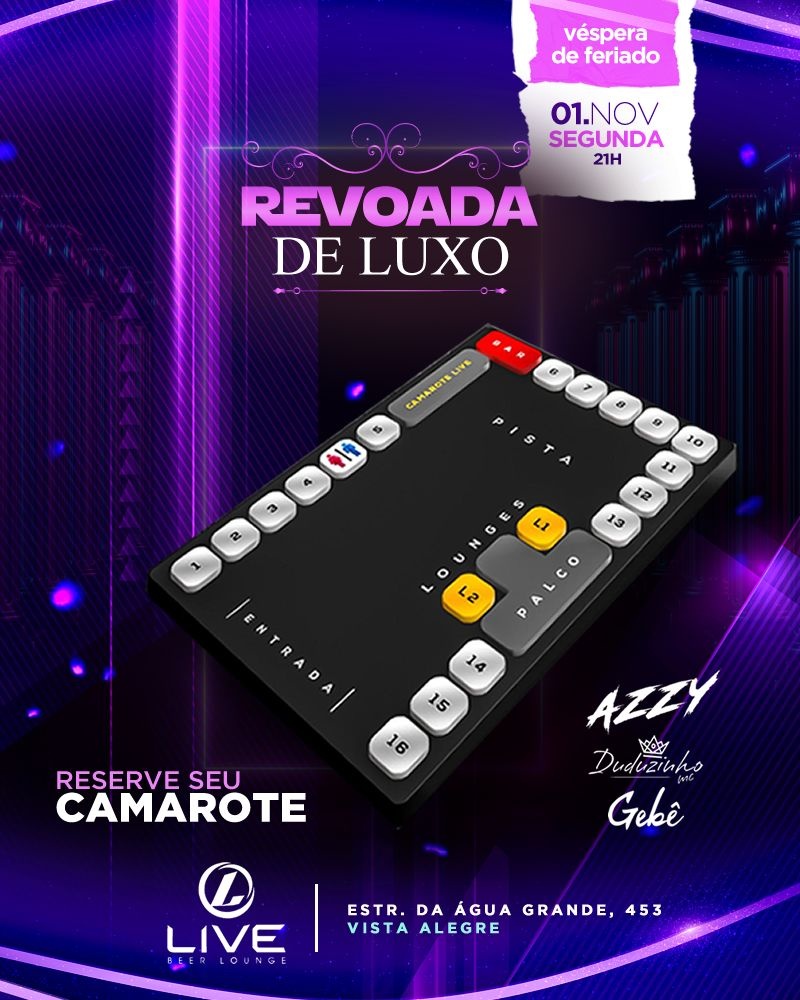 REVOADA DE LUXO - AZZY + MC DUDUZINHO + GEBÊ em Rio de Janeiro - Sympla