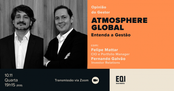 Opinião do Gestor: Atmosphere Global - online - Sympla