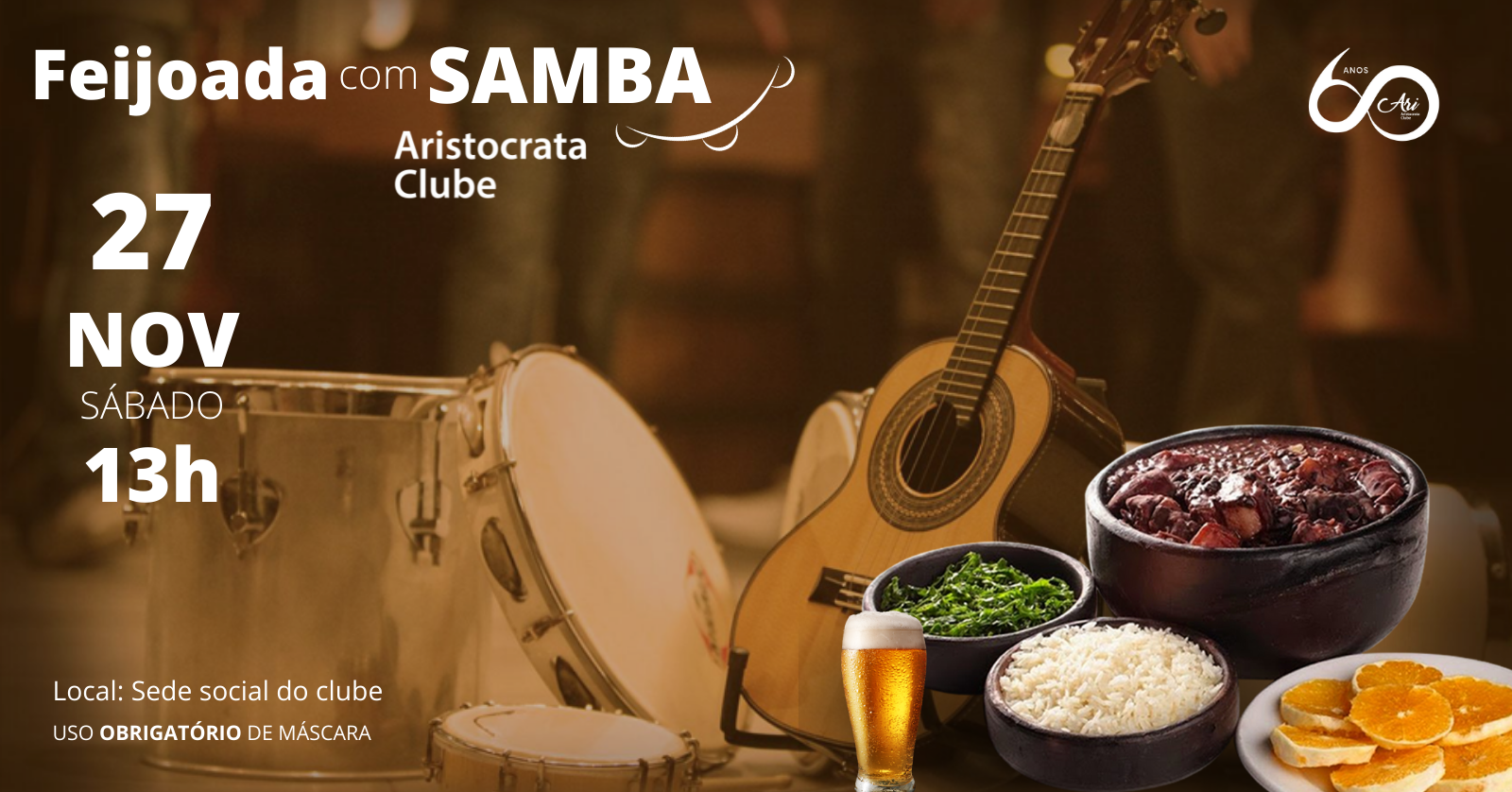 Feijoada com SAMBA no ARI - Sympla