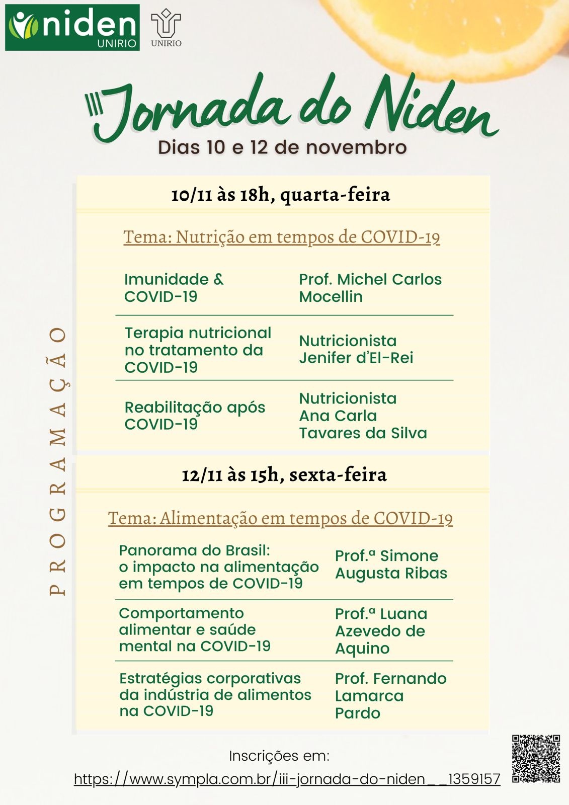 III Jornada do NIDEN - online - Sympla