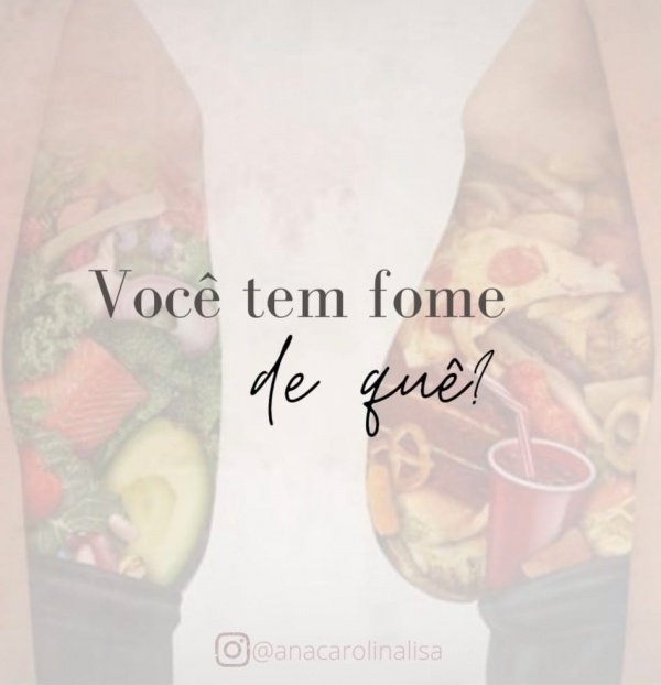 Você tem fome de quê? - online - Sympla