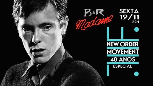 Bats e Robots: Especial New Order - Movement 40 anos em São Paulo - Sympla