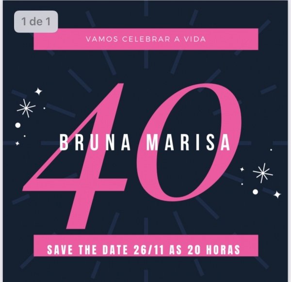 Bruna Marisa 40 anos em Belo Horizonte - Sympla
