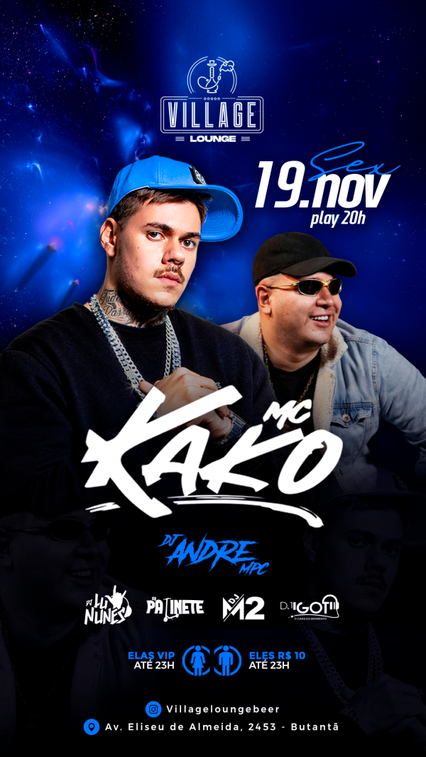 MC KAKO em São Paulo - Sympla